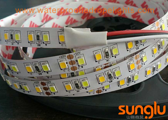 Double Color Flexible LED Strip Lights Tunable 5050 WW / White LED Tape