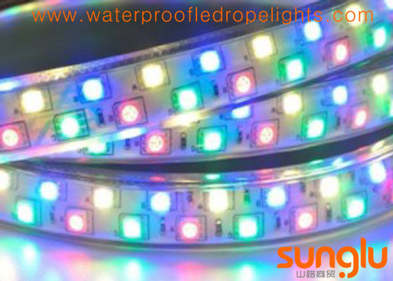 Superbright 5050 SMD LED Rope Light  , Double Rows Magic RGB LED Rope Light