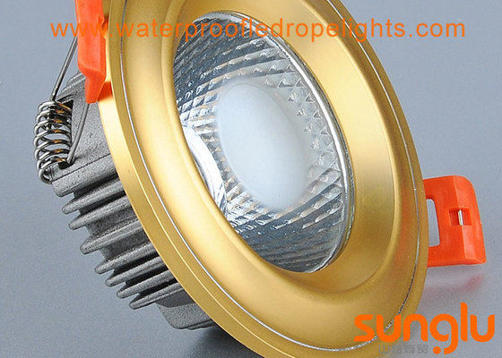 Bronze color COB LED Downlight Cool White 12 Watts LED Driver Inside For Shopping Mall