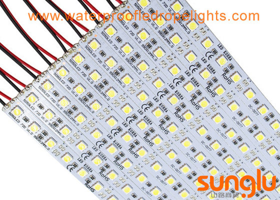 Non Waterproof SMD 5050 Aluminium LED Strip Light  60LED/M For Commercial Lighting