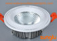 9W White Sprayed COB LED Downlight 85 - 265V For Home Decoration ROHS Approved
