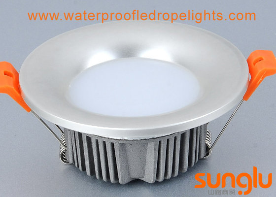 Professional 240v LED Downlights No Flicker Pear Silver Color SMD LED Downlight