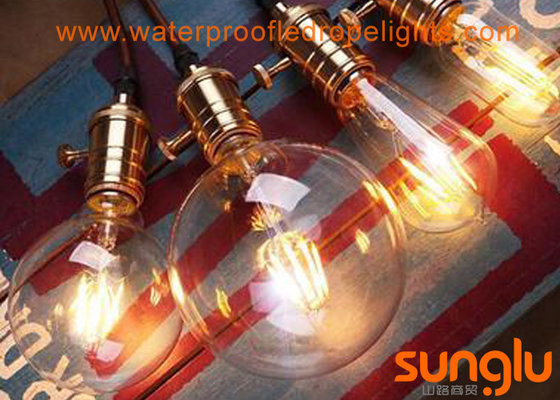 G125 LED Filament Light Bulbs No Glare 8W Vintage Edison Style LED Light Bulbs