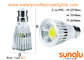 7W Dimmable LED Spotlights GU10  B22 Aluminum Body Material For Shopping Mall