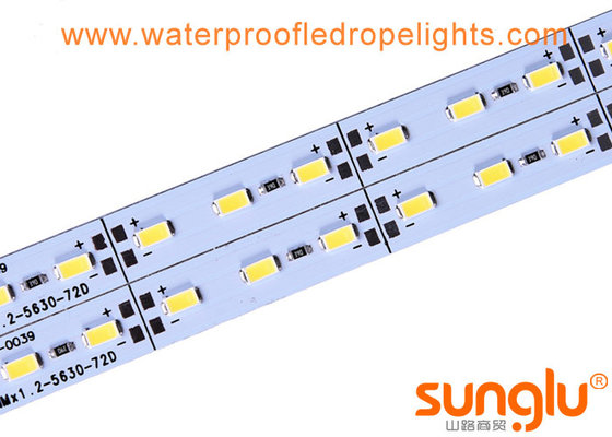 Aluminium Alloy 5630 72 LED Rigid Strip Light Customized Lenght 50MM Under Cabinet