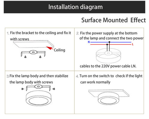 10V 220V 12W 18W 24W  Round Ceiling Smart Home Lights Motion Sensor Light LED Night Lamp surface mounted downlight